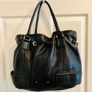 Cole Haan | Bags | Cole Haan Black Leather Handbag | Poshmark